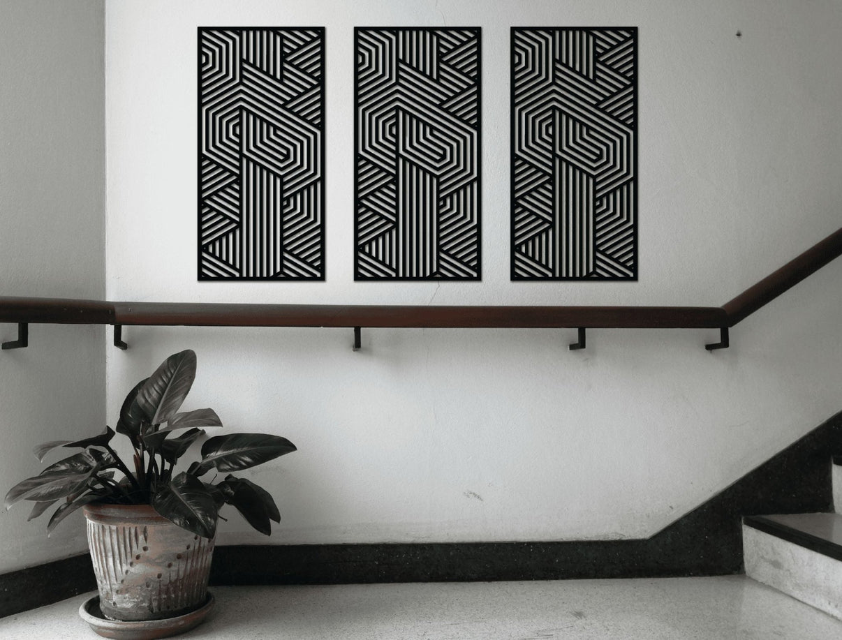 Urban Labyrinth Decorative Panel – MET-AL